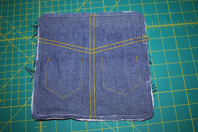 Roonie Ranching: Denim Tooth Fairy Pillow -- Sewing Tutorial