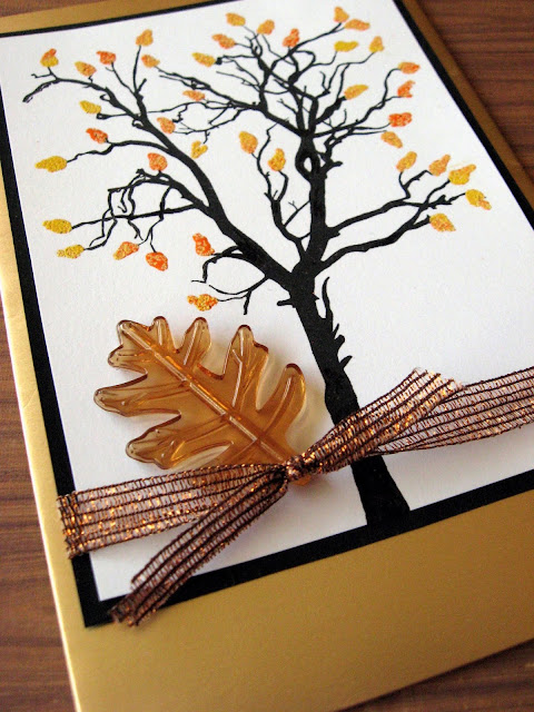 Blank Page Muse: Silhouette Tree Card