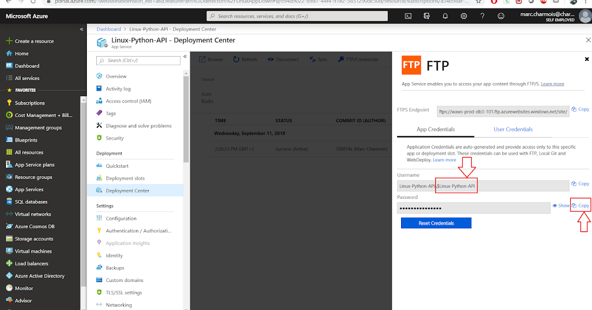 Azure And Co Deploy A Flask Restplus Api To An Azure Linux Web App