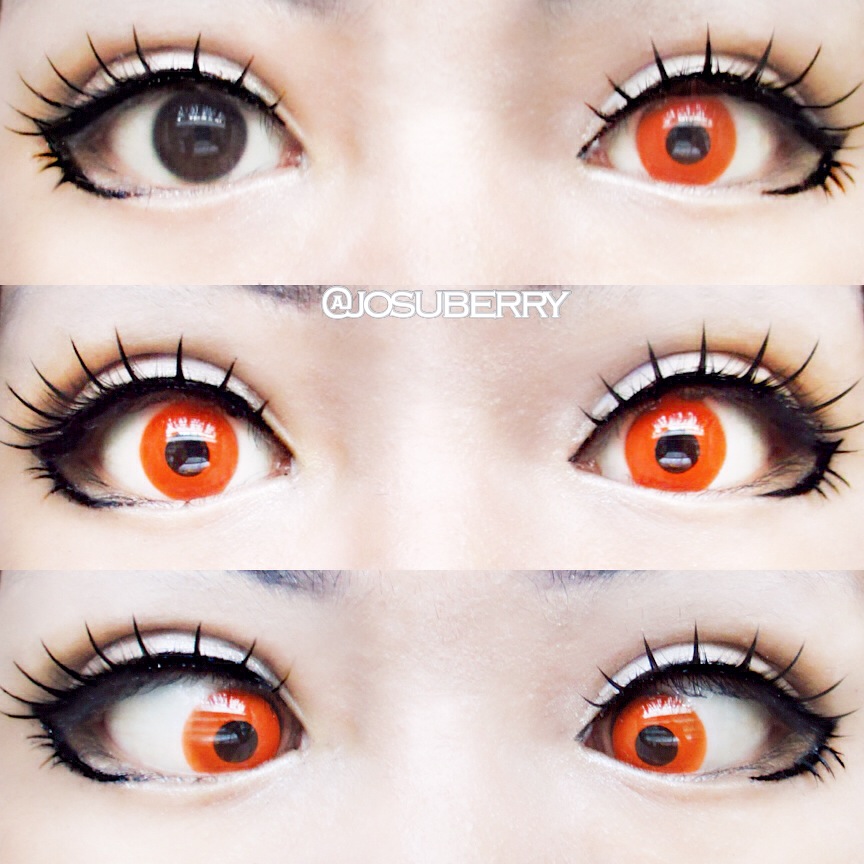 Josuberry: Optyk Rozmus: ColourVue Glow Orange Contact Lenses Review