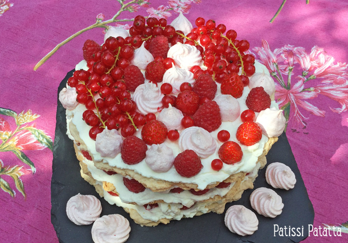 patissi patatta: Layer cake aux fruits rouges