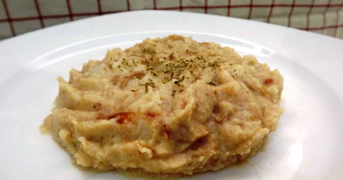 Puré de papa con crema de champiñones | La Lola Dice