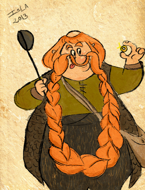 Island of Sketchs: Bombur - The Hobbit