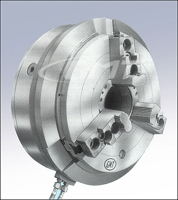 Guindy Machine Tools Ltd: GMT Power operated pneumatic chuck