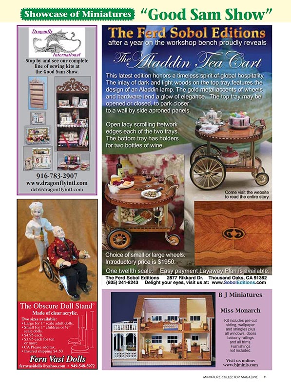 Good Sam Showcase of Miniatures: From the Chairman - Miniature ...