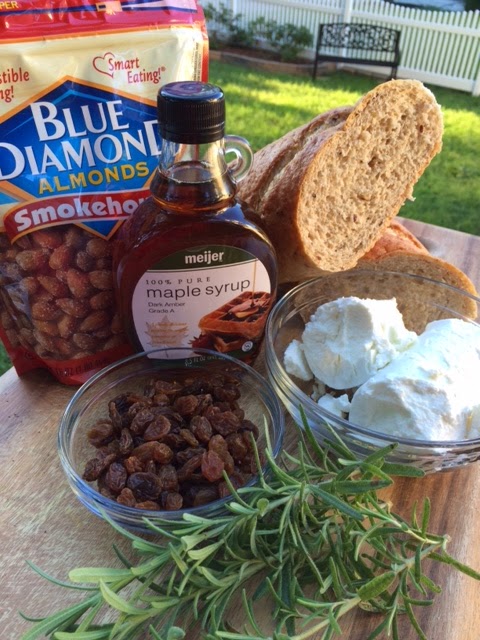 Let's Eat ... the Rainbow: Maple Goat Cheese Canapés