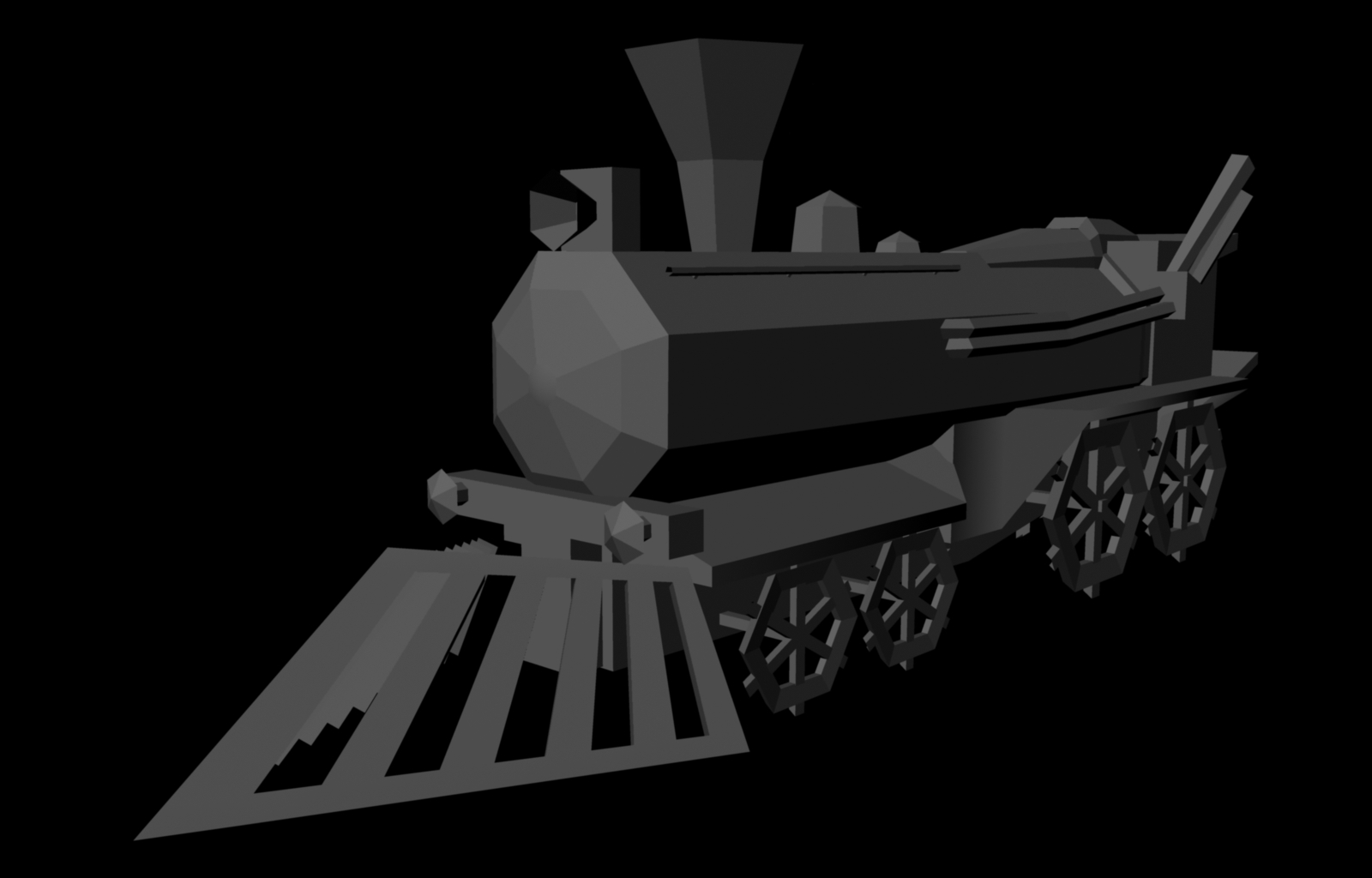 Bachelor of Creative Technologies: Steam Train Concept in 3 LOD's