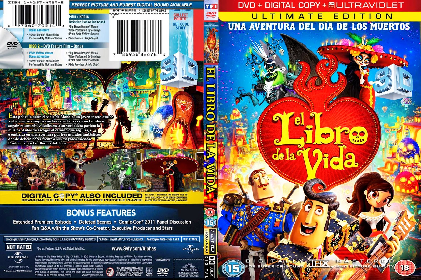 Cover: The book of life dvd