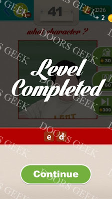 What Character ? Level 41 ~ Doors Geek