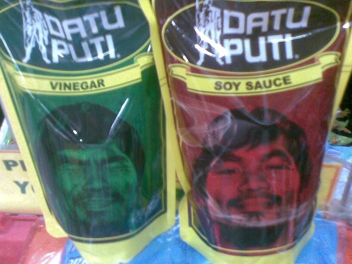 ShopperStalker: SPOTTED: Datu Puti maximizes Pacquiao endorsement on-pack.