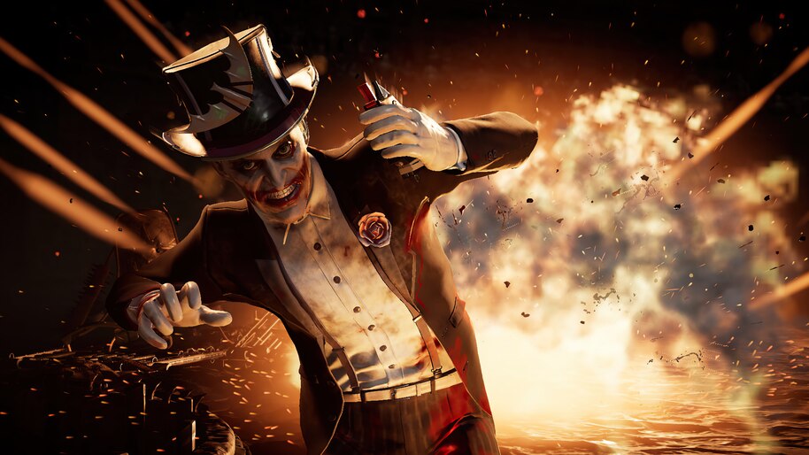 Joker, Explosion, MK11, 4K, #7.1603 Wallpaper iPhone Phone