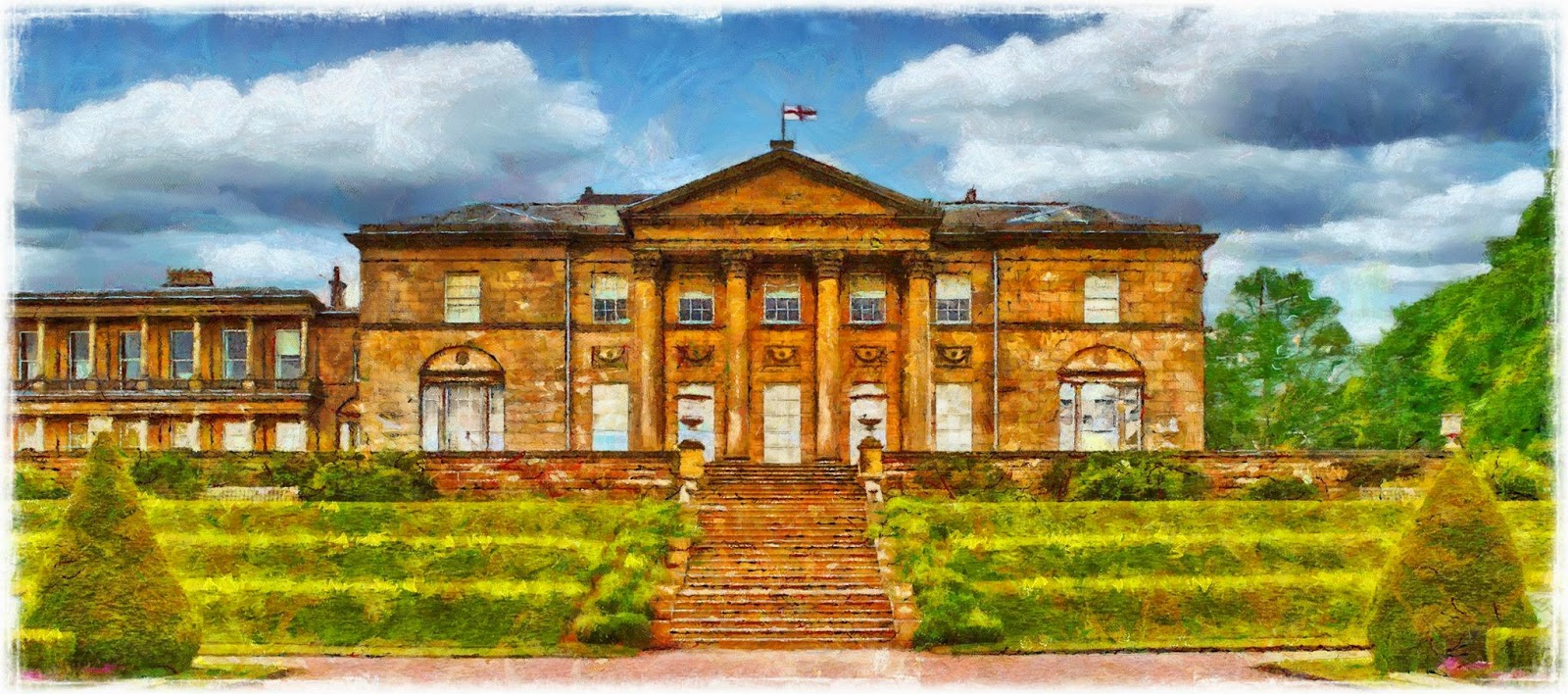 Andrew Simpson: Tatton Hall and the staircase from Chorlton