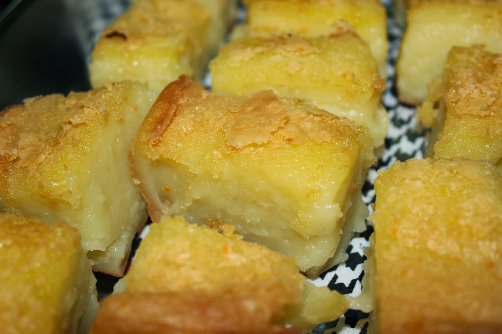 Jessica's Cookery: Baked Nian Gao with Coconut Milk