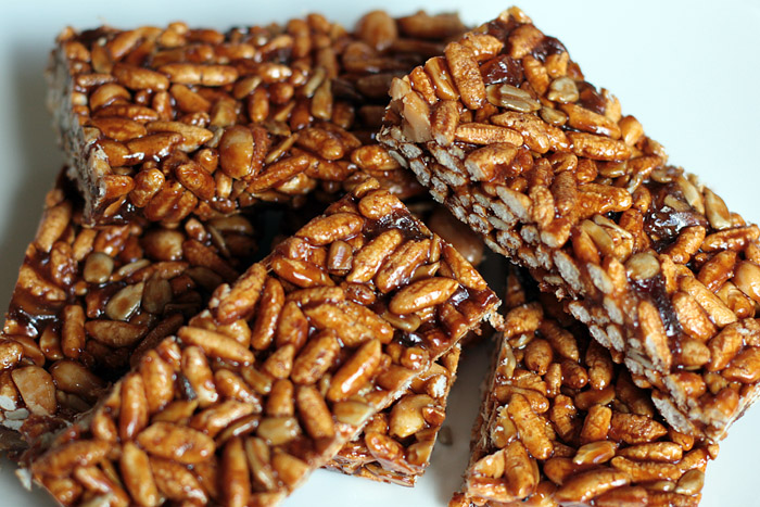 Andrea's Easy Vegan Cooking: Puffed rice bars | Mexican Vegan dinner