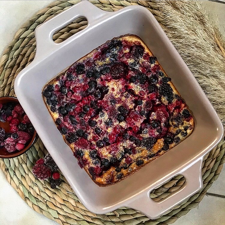 CLAFOUTIS LÉGER AUX FRUITS ROUGES