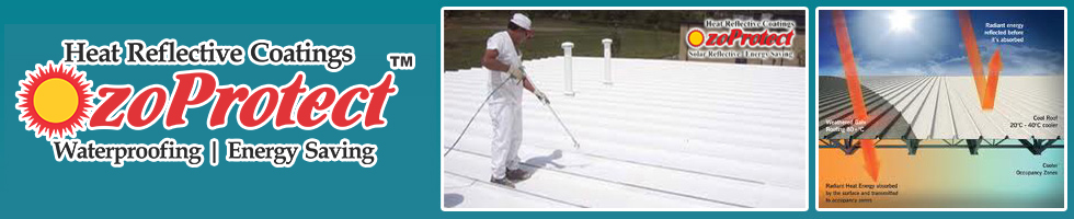 paint coating on roof to cool the rooms and for energy efficiency: Heat ...