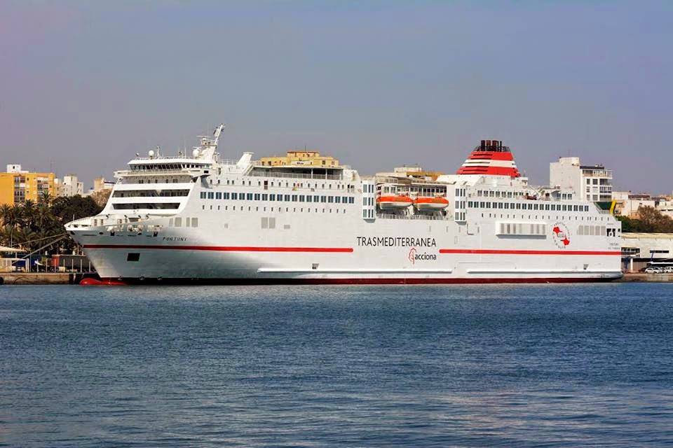 FERRYBALEAR: El Super Ferry "Fortuny" de Trasmediterránea, ya navega en ...