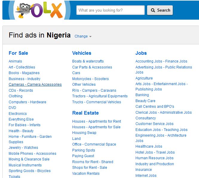 OLX.com: Classifieds Website Like CraigList That Lets You Post Ads For ...