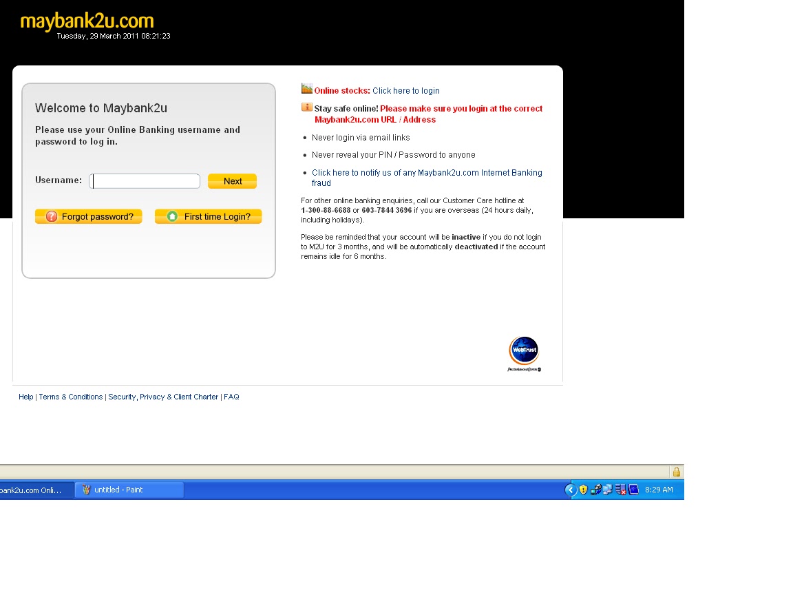 AKU DAN INTERNET KISAHNYA: PERBANKAN MAYBANK2U