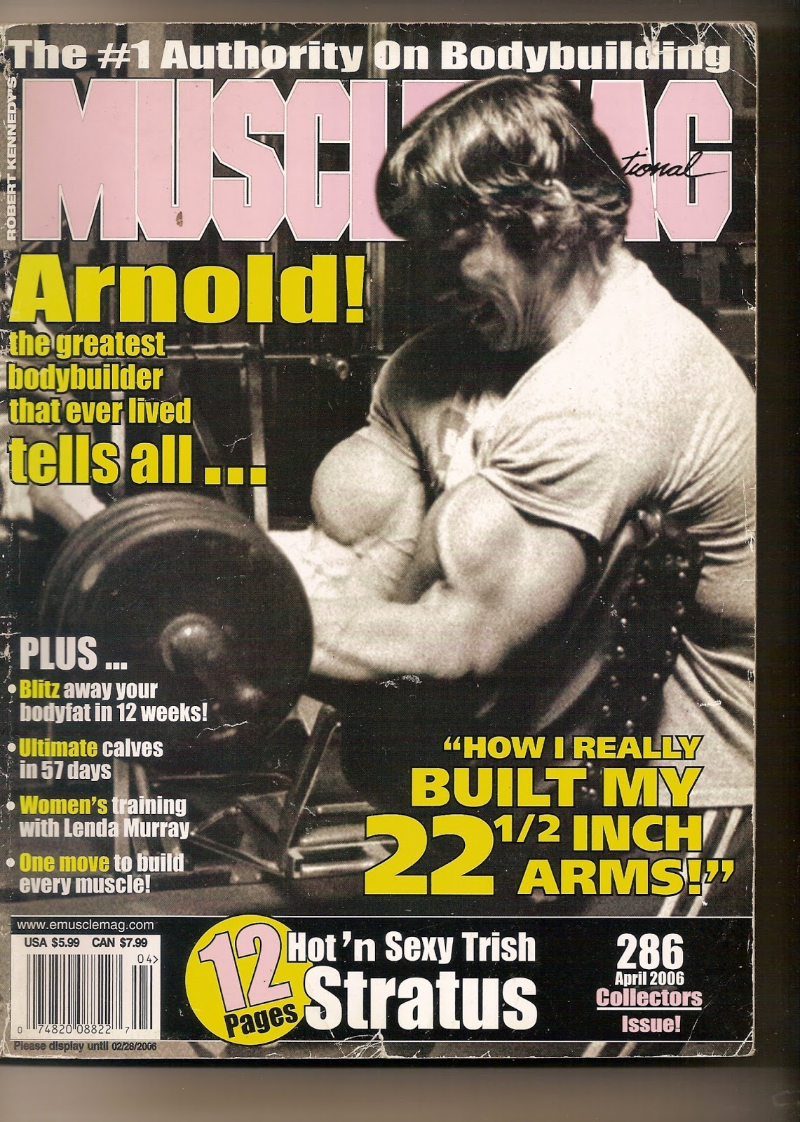 MuscleMag International: MuscleMag International April 2006 issue