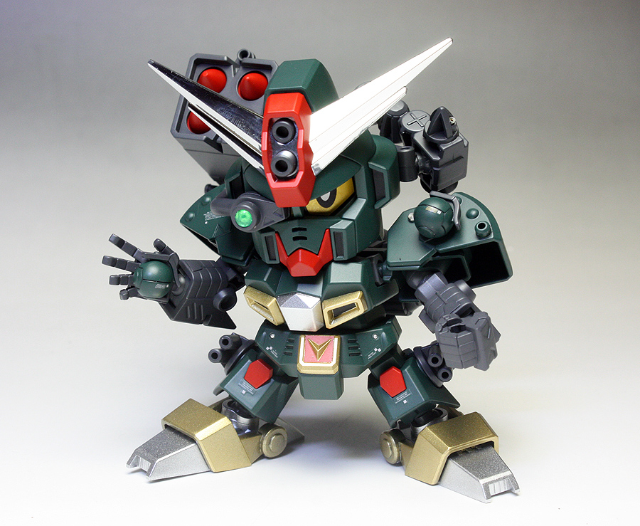 SD Legend BB Command Gundam painted build by zgmfxg