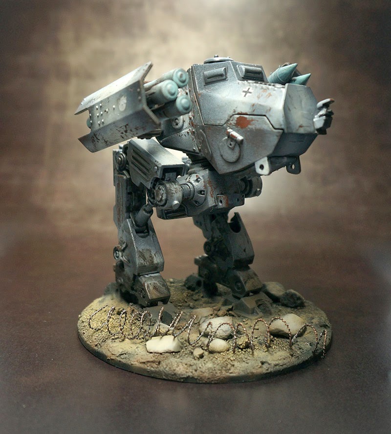 Biohazard Painting: Painting Tutorial: Dust Axis Light Walker 'Hans'