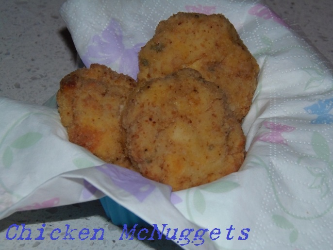 Crocchette di pollo fritte e al forno (Chicken McNuggets) da Pane e ...
