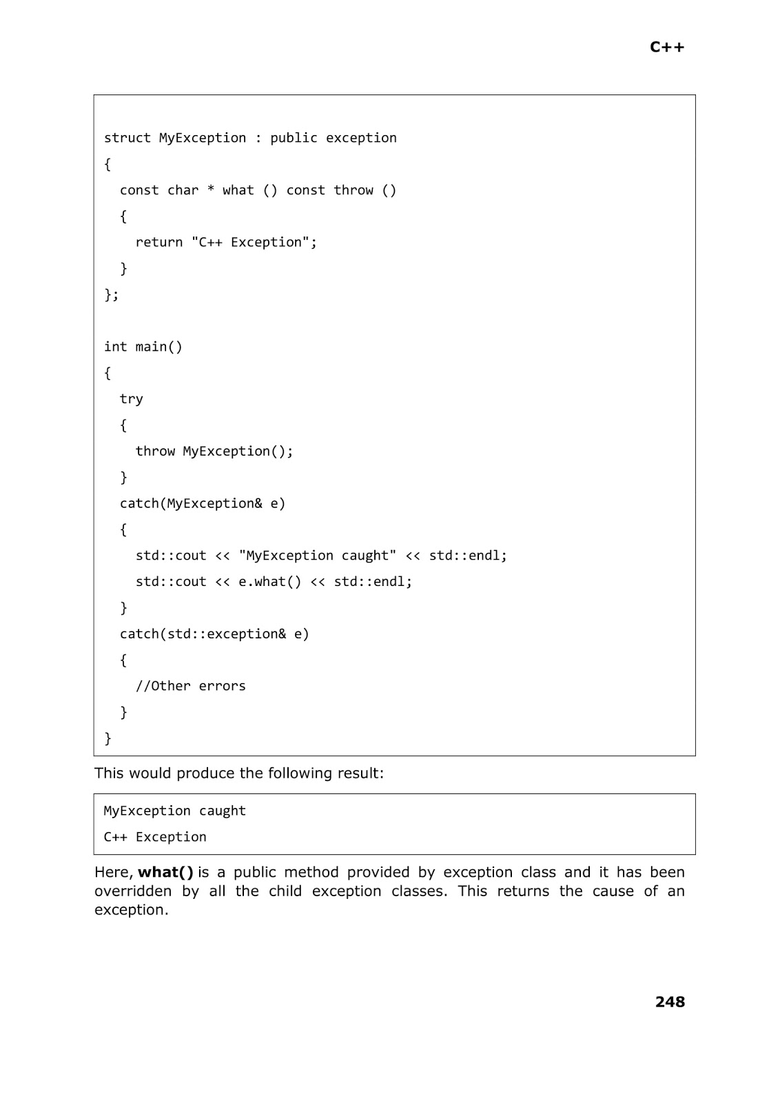 Computer Languages And Work From Home Jobs: C++ Language Exception Handling