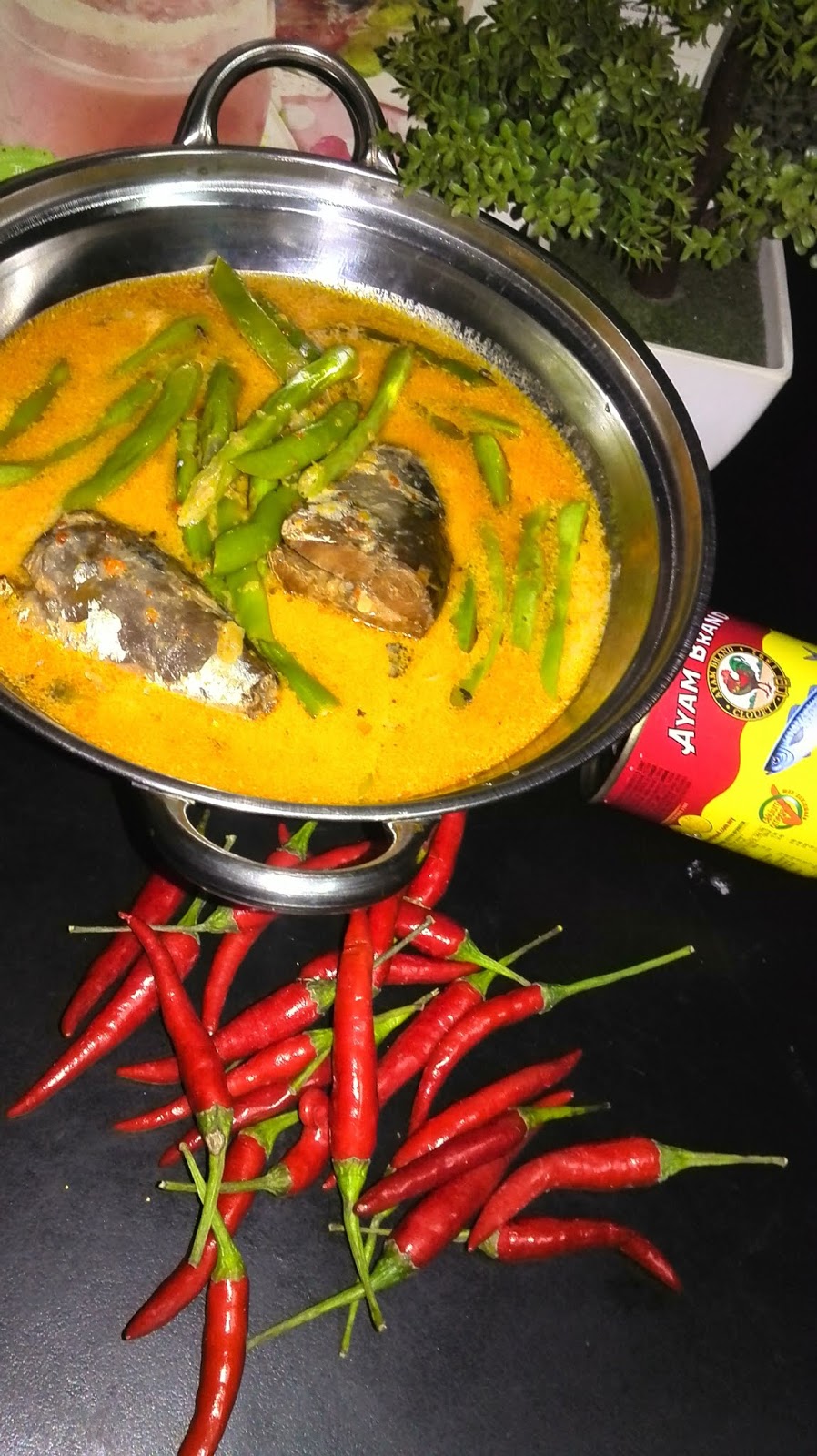namakucella: SARDIN MASAK LEMAK CILI API CAMPUR KACANG BUNCIS