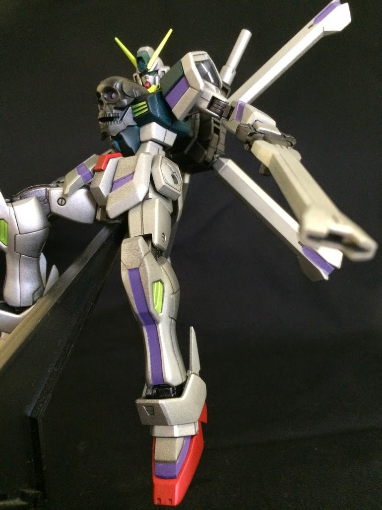 HGBF 1/144 Crossbone Gundam Maoh "Metallic" Painted Build