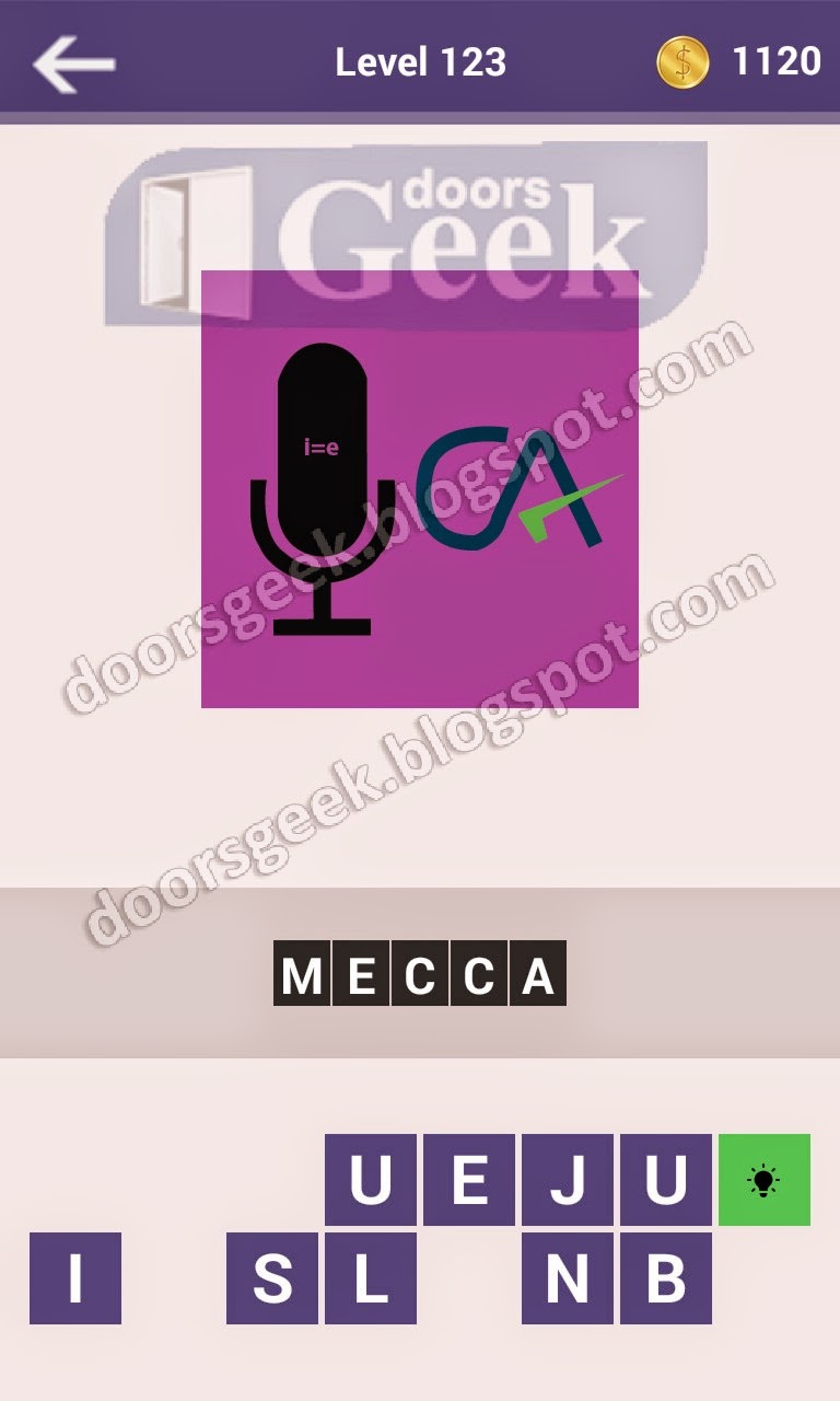 Fun Ways to Think - Places - Level 123 ~ Doors Geek