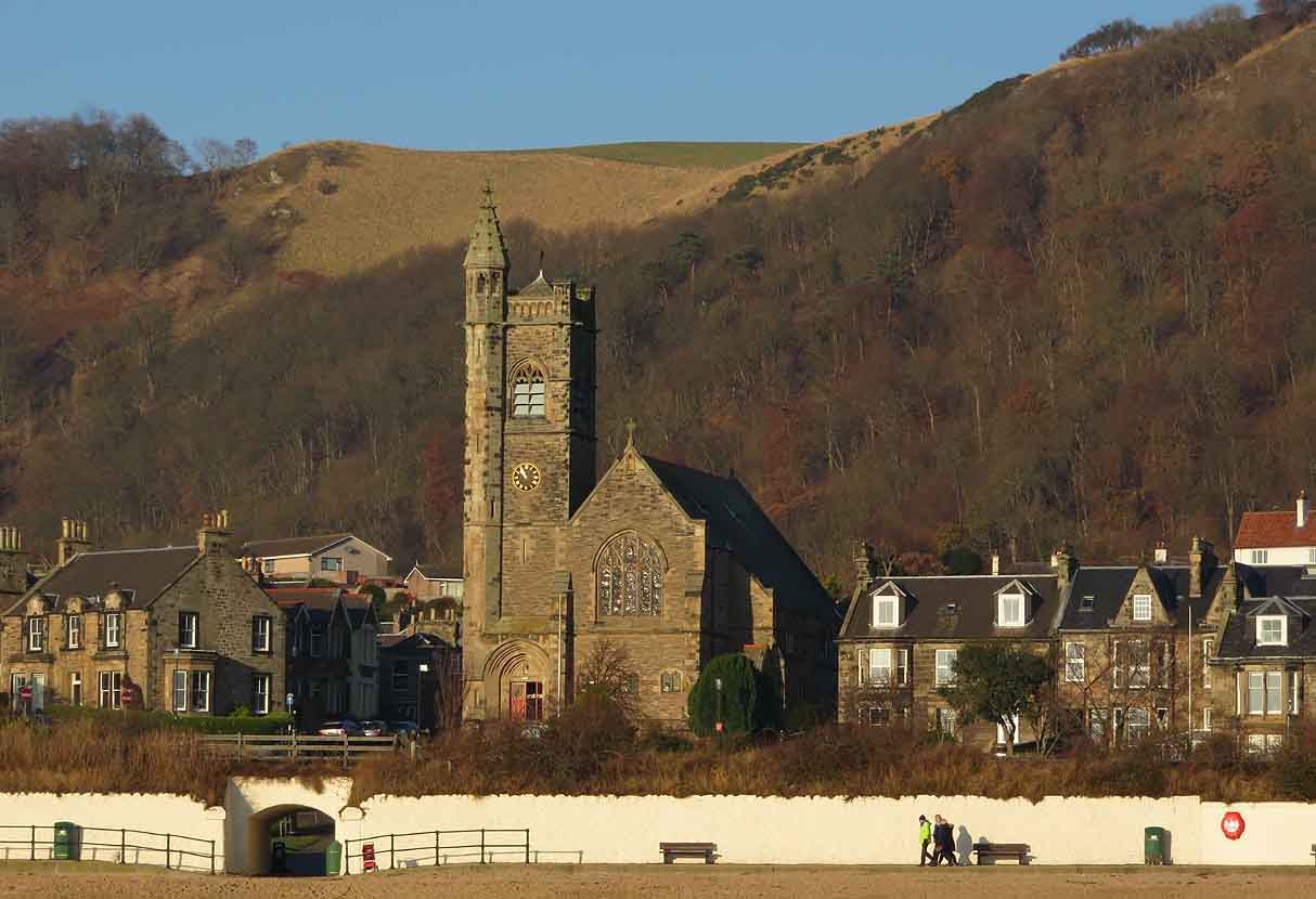 Alex and Bob`s Blue Sky Scotland: The Binn. Burntisland. Black Rocks ...