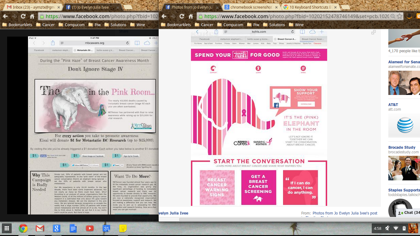 Aymz Blog: Metavivor Send's Letter to Kohl's President