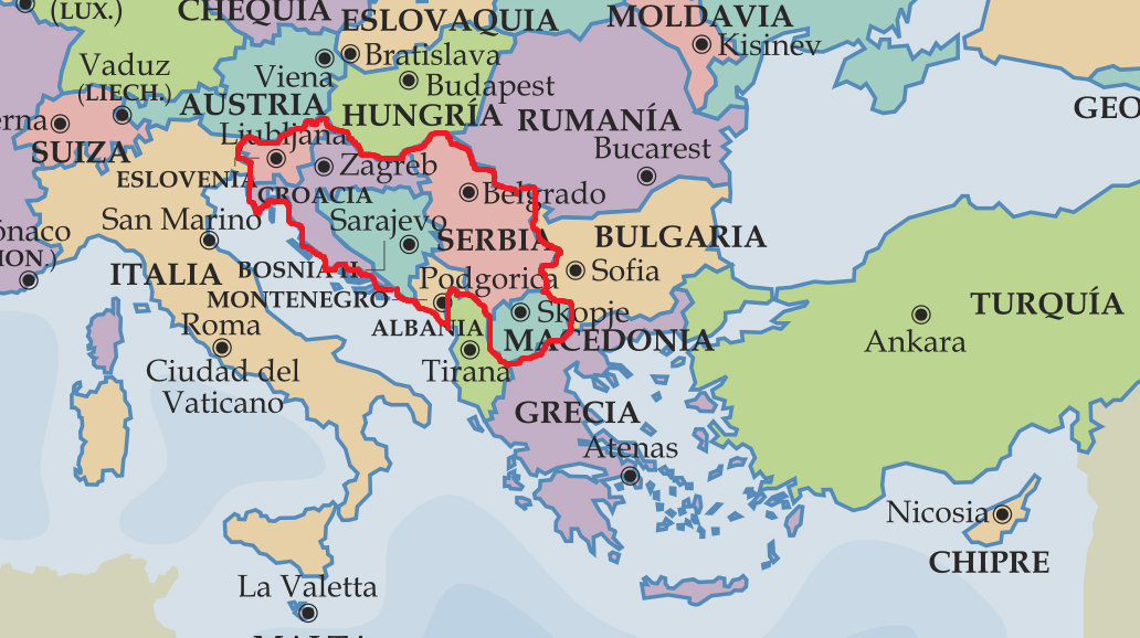 ¡QUÉ DE HISTORIA!: Yugoslavia a través de los mapas
