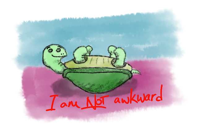 weasels go narf: Daily Draw: Awkward Turtle