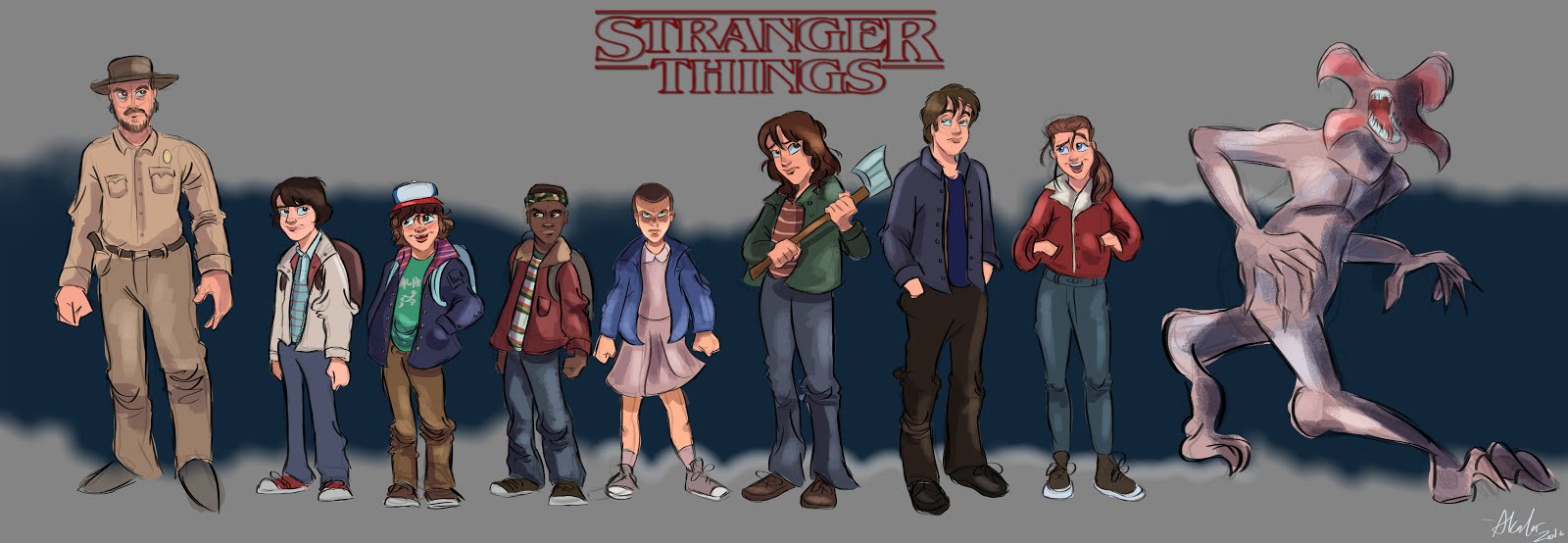 Art and Animation : Stranger Things