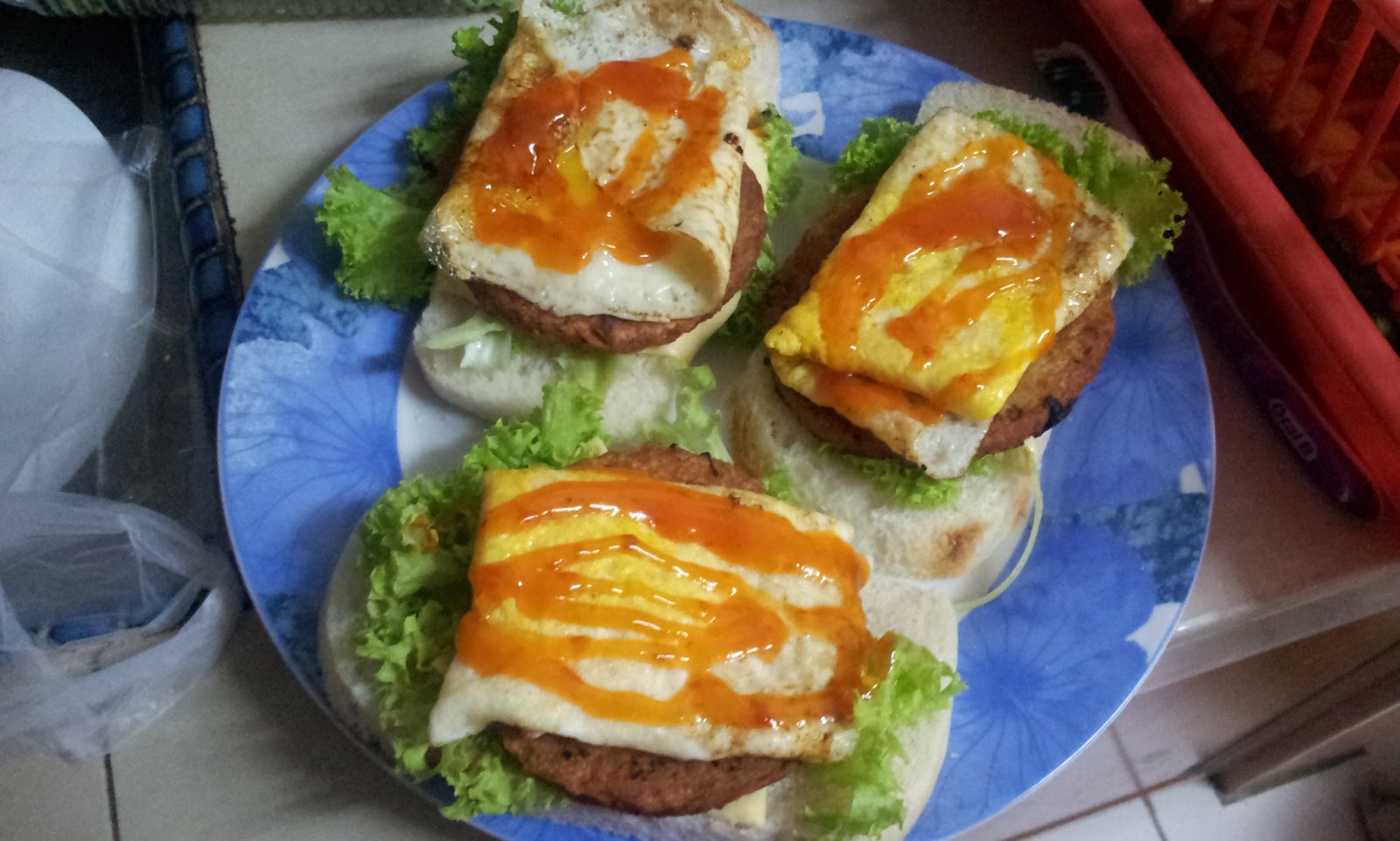 Cara Buat : Burger Special Gempak Sedap Leleh Neo Rasa Sayang