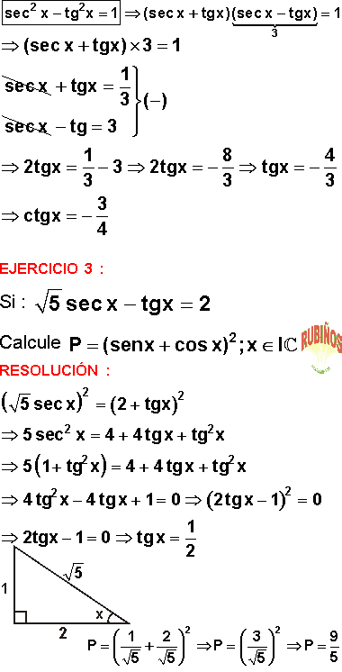 IDENTIDADES TRIGONOMETRICAS EJERCICIOS RESUELTOS EN PDF