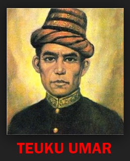 Gambar Foto Pahlawan Nasional Indonesia: Gambar Teuku Umar 1854-1899