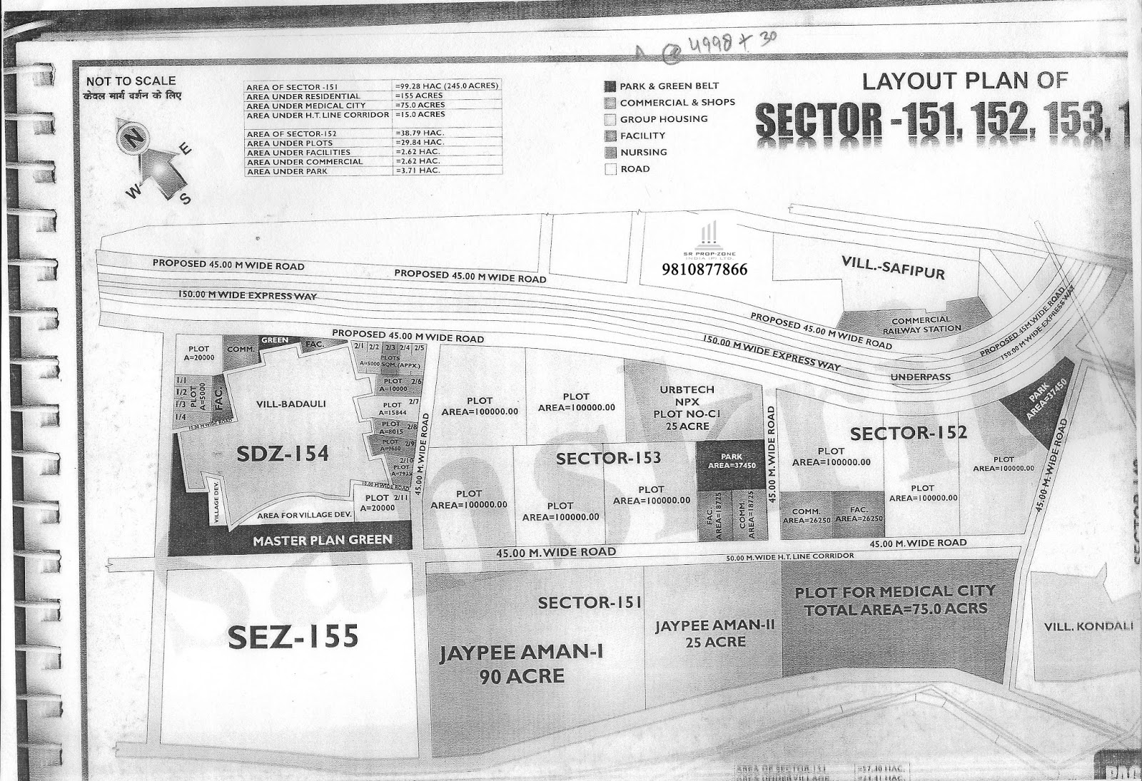 Sector-151,152,153,154 Noida Layout Plan HD Map Noida ~ Industry Seller Sector-151,152,153,154 Noida Layout Plan HD Map Noida ~ Industry Seller