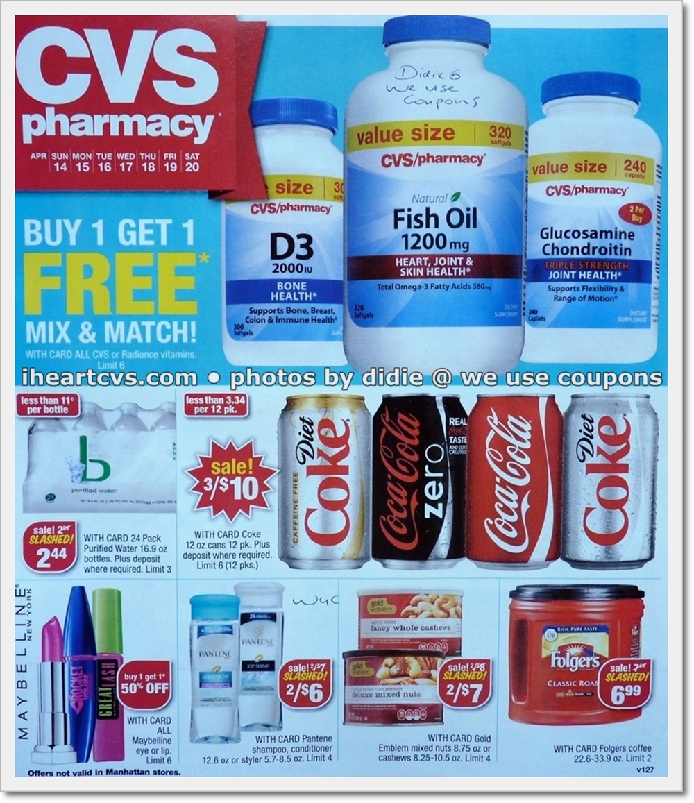 Weekly Ad Scan: CVS Ad Scan: Week of 4/14-4/20