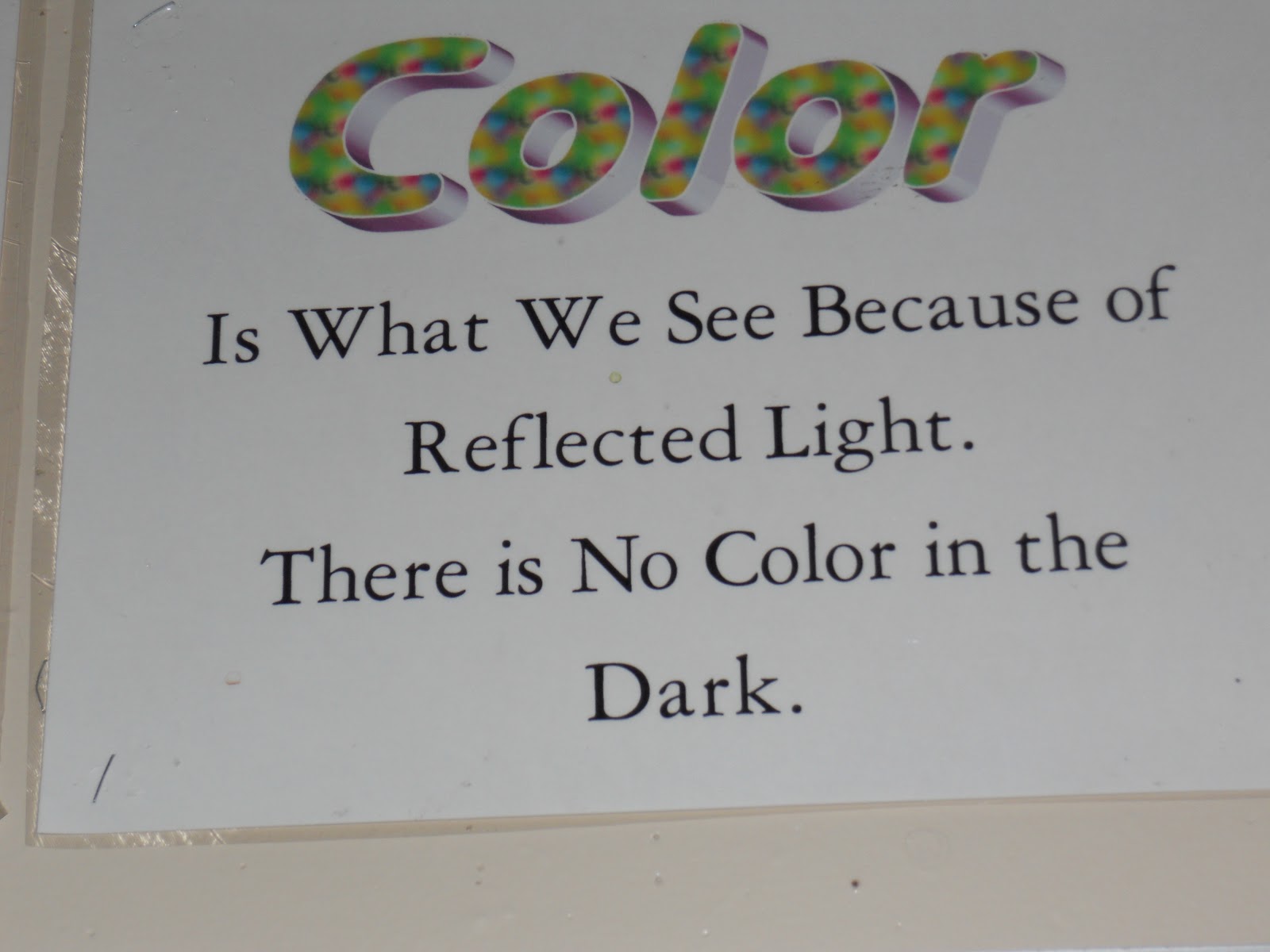 One Point's Perspective: Signage