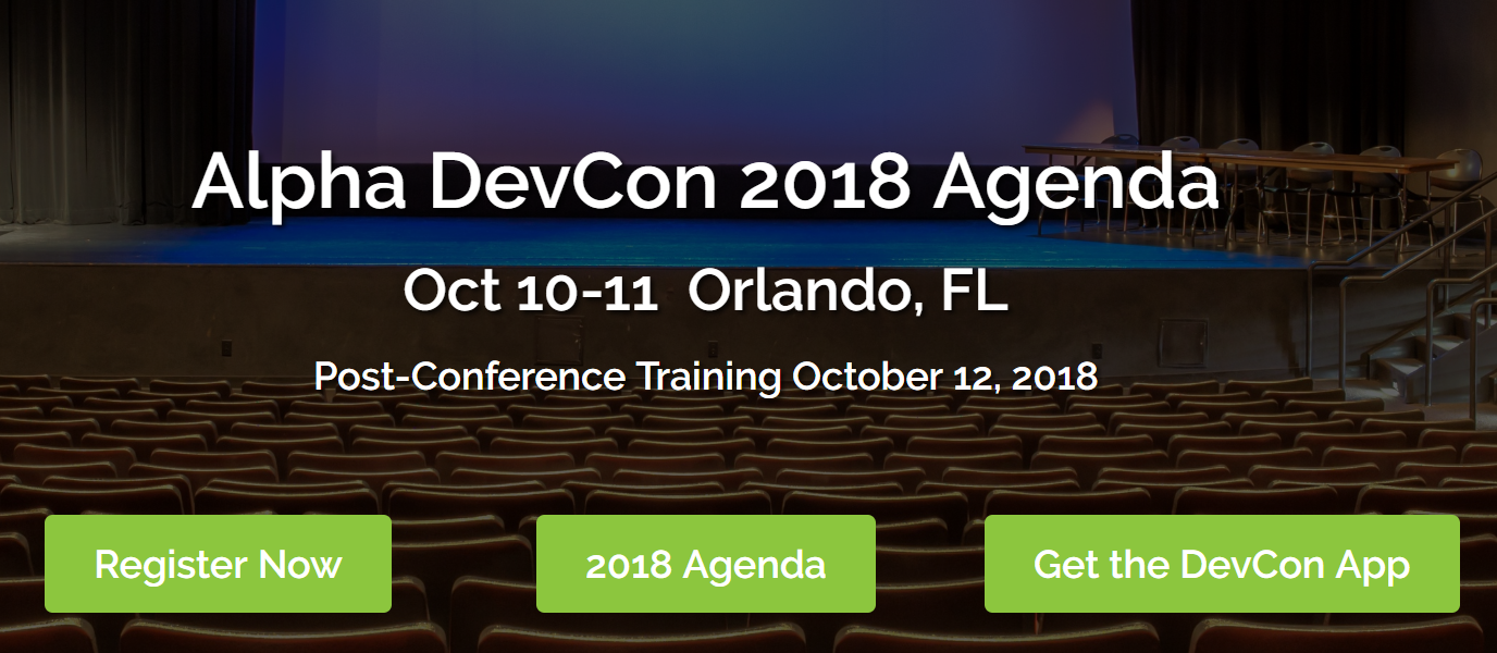 Start Software at Alpha DevCon 2018