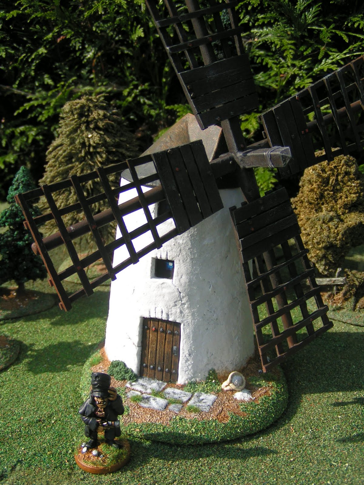 Dampf's modelling page: Windmill Model for Flintloque