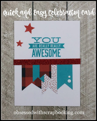 Obsessed with Scrapbooking: [Video]You are Awesome Card Kit