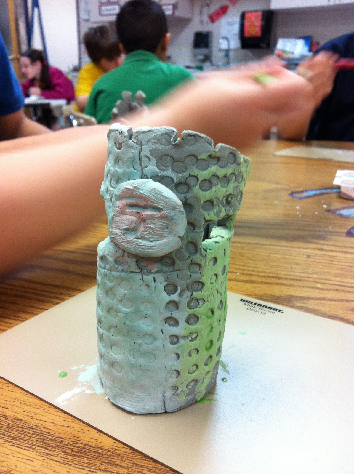 ChumleyScobey Art Room: 4th Grade: Clay Castle / Slab Vessel