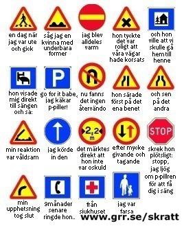 FlickPappan: Trafikmärke