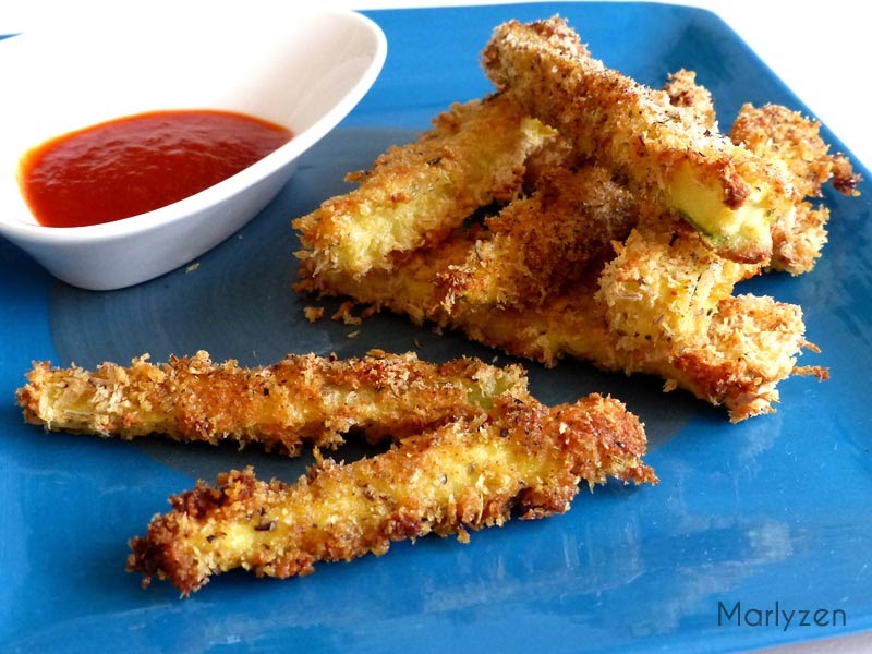 Courgette panée au four | Marlyzen, cuisine revisitée