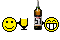 50+ Best Animated Smileys with Alcohol | Smiley Symbol