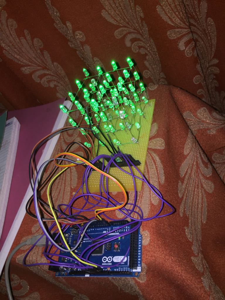 Arduino 4*4*4 LED cube